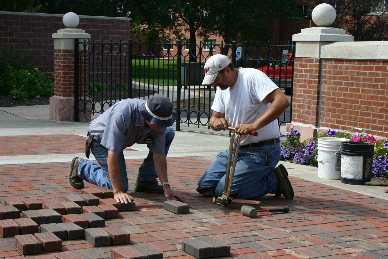 Paver Installation in University | Tek Decks
